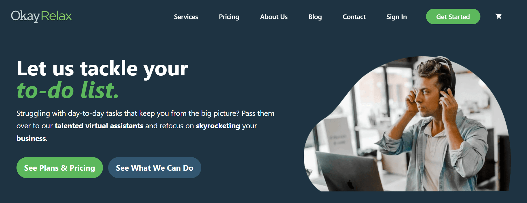 OkayRelax Virtual Assistant Packages and Pricing Plans 2023